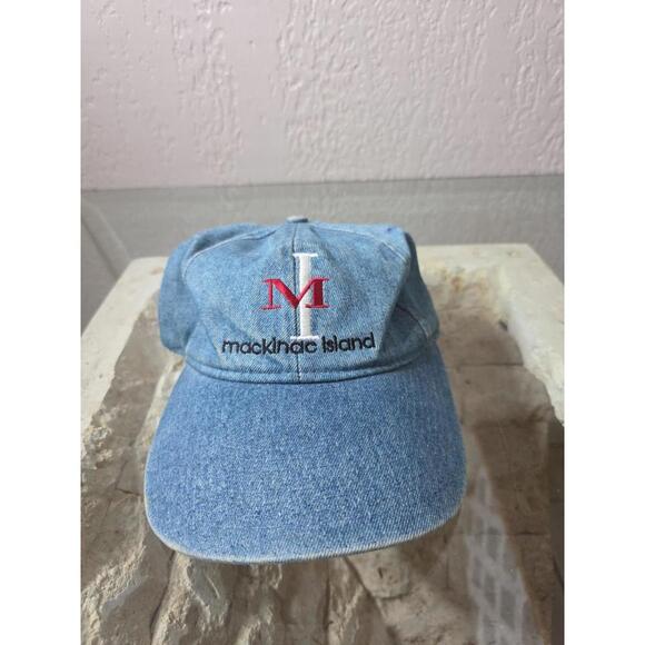 Jhats | Accessories | Vintage Mackinac Island Blue Jhats Hat Cap Snap ...
